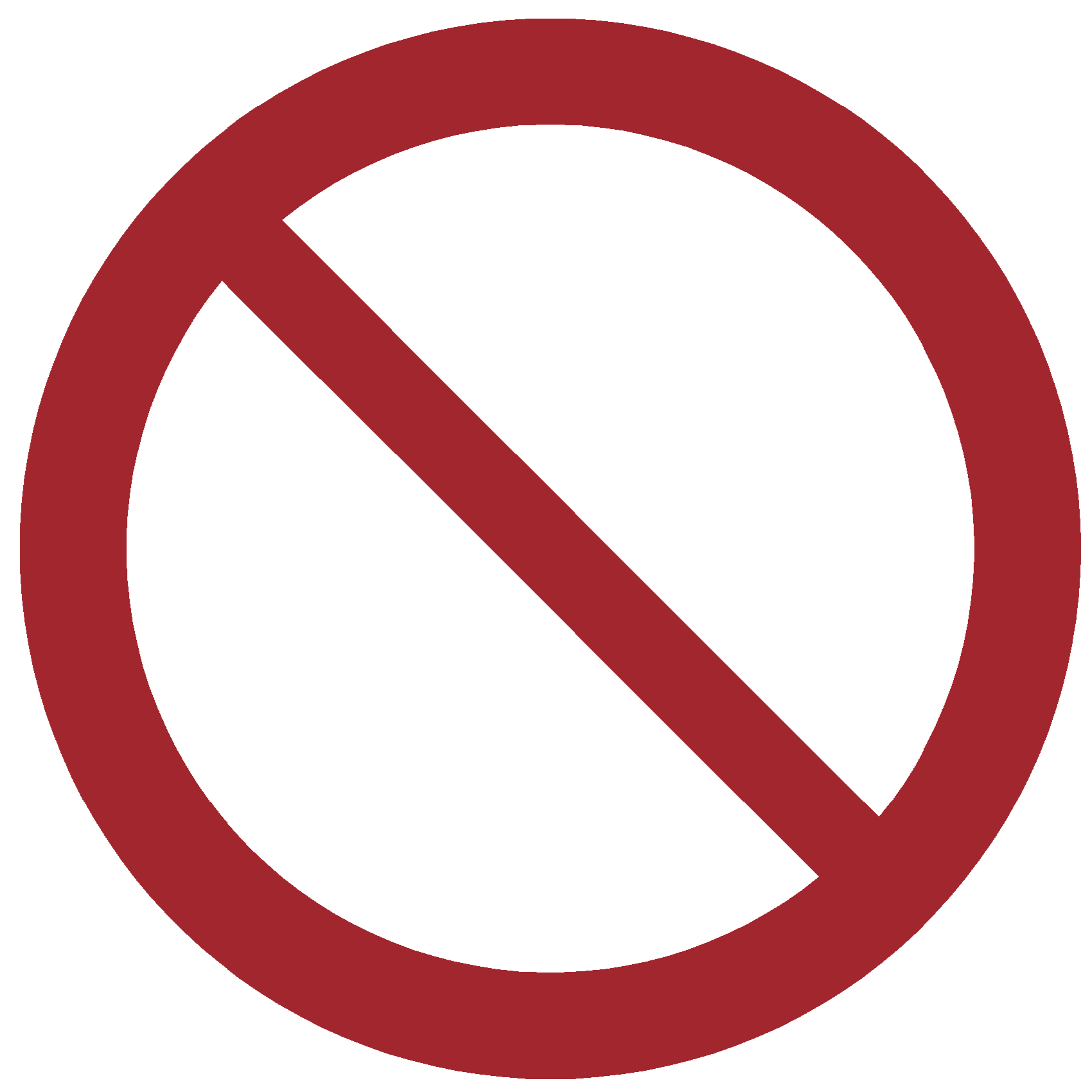 Verbotszeichen – Allgemeines Verbot | Digital & 3D-Set – Knutec